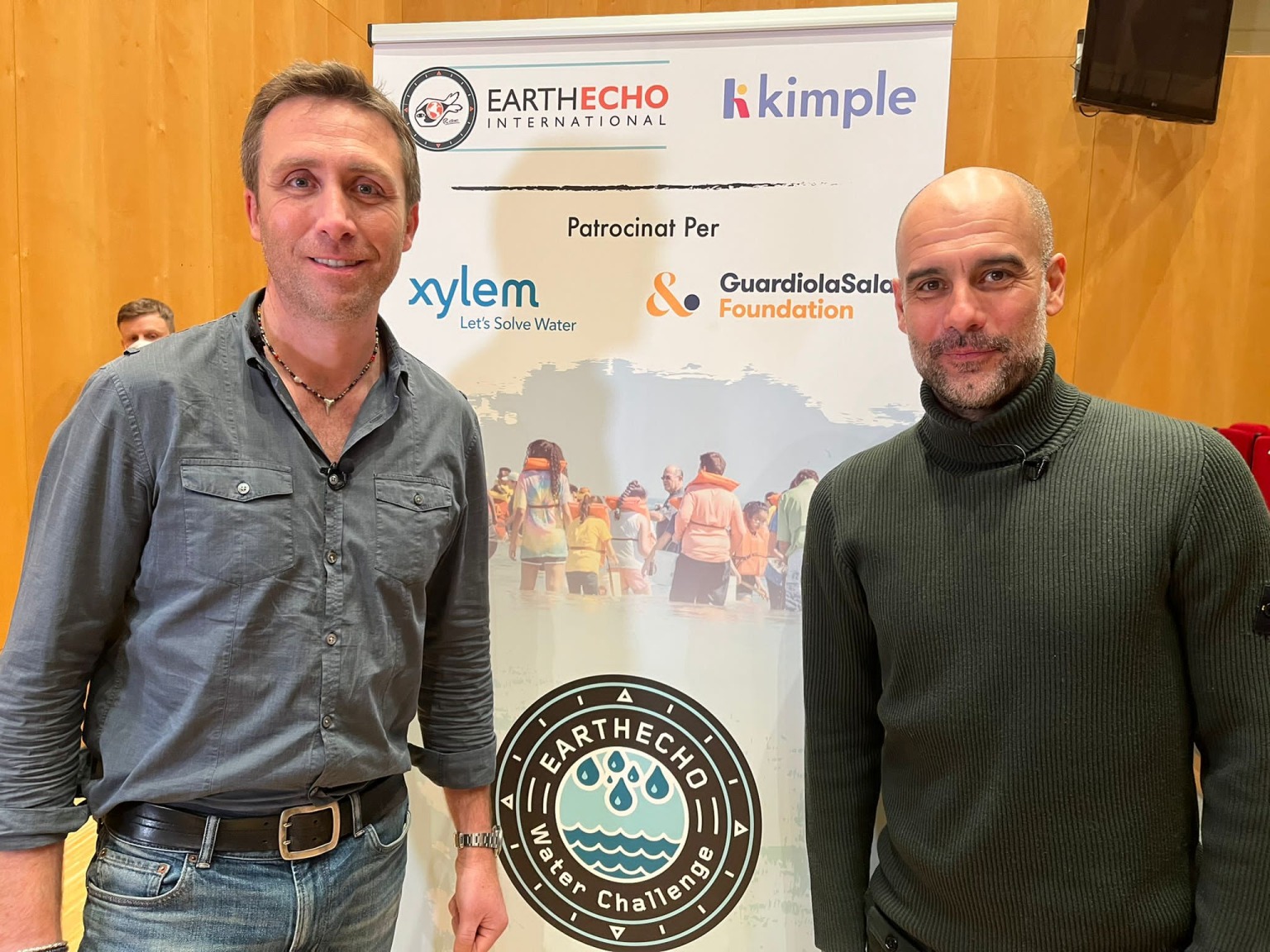 Pep, with Xylem and EarthEcho on World Water Day - Guardiola Sala ...